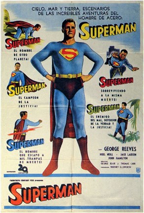 Superman Classic (Spanish) Wholesale Art Print at Lieberman's