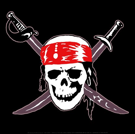 Pirates of the Caribbean: Jolly Roger Wholesale Art Print at Lieberman's